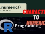 As Numeric Function In R Coding Campus