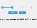 Multi Step Progress Bar In Html Css Javascript