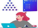 How To Create A Pyramid Pattern Using Only One Loop Coding Dots