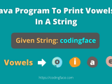 Java Program To Print Vowels In A String 2 Easy Programs