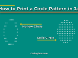 How To Print A Circle Pattern In Java Best 2 Ways
