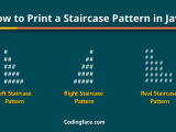 Print A Staircase Pattern In Java Best 3 Ways