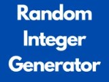 Random Integer Generator Custom Range Tool
