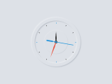Working Analog Clock Using Html Css Javascript