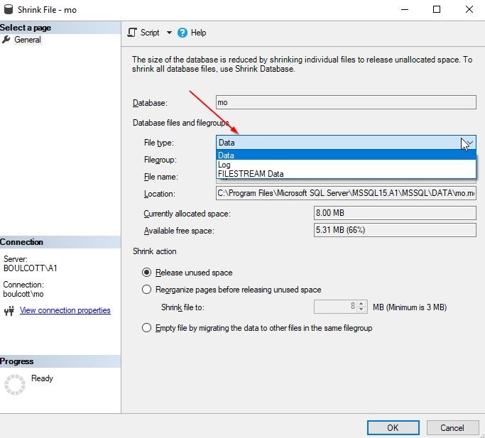 Shrinking Your Database Usingdbcc Shrinkfile Hot Sex Picture