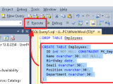 Tutorial On Sql Ddl Dml On The Example Of Ms Sql Server Dialect