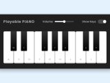 How To Make Playable Piano Using Html Css Javascript Coding Stella
