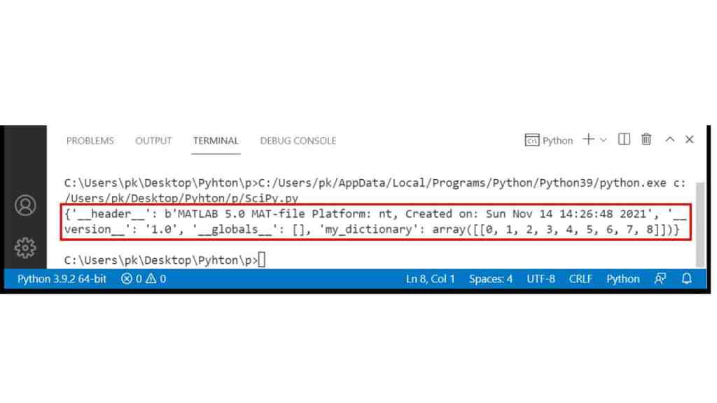 Introduction to Python SciPy Matlab Arrays - codingstreets