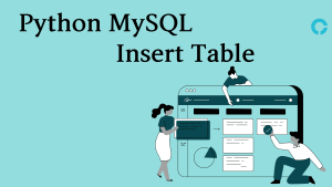Python MySQL Insert Table - codingstreets