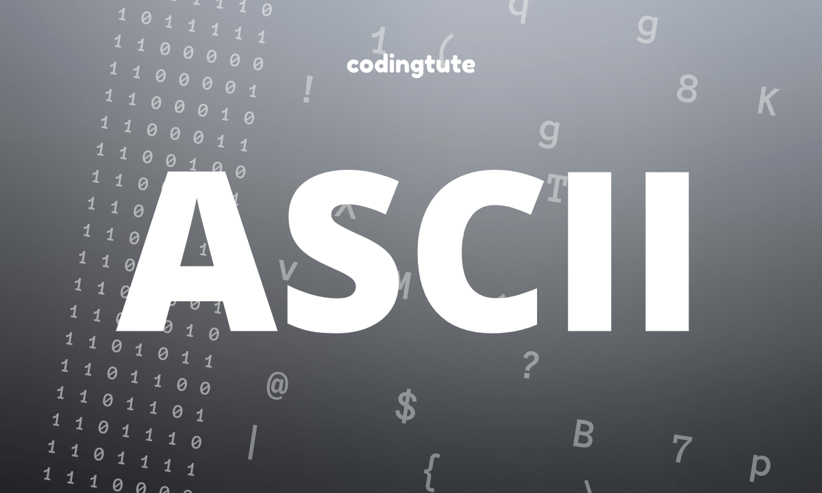 ASCII Table - CodingTute