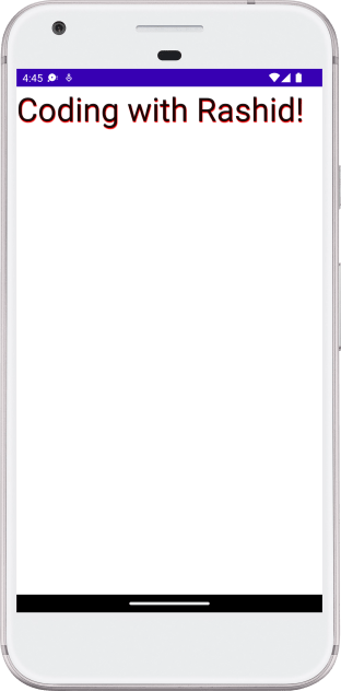 How To Add Shadows To Text In Android Jetpack Compose Coding With Rashid