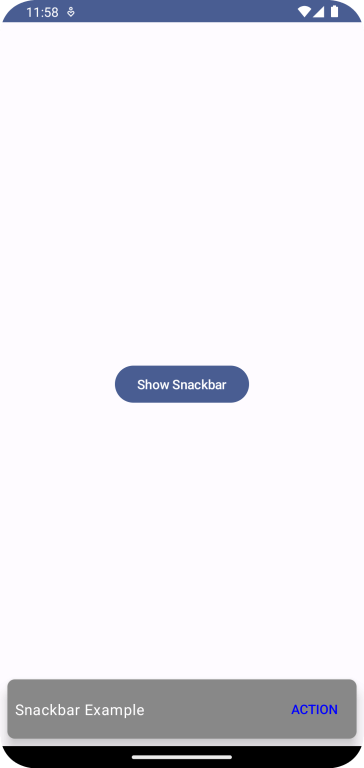 How To Create Custom Snackbar In Android Jetpack Compose Coding With Rashid