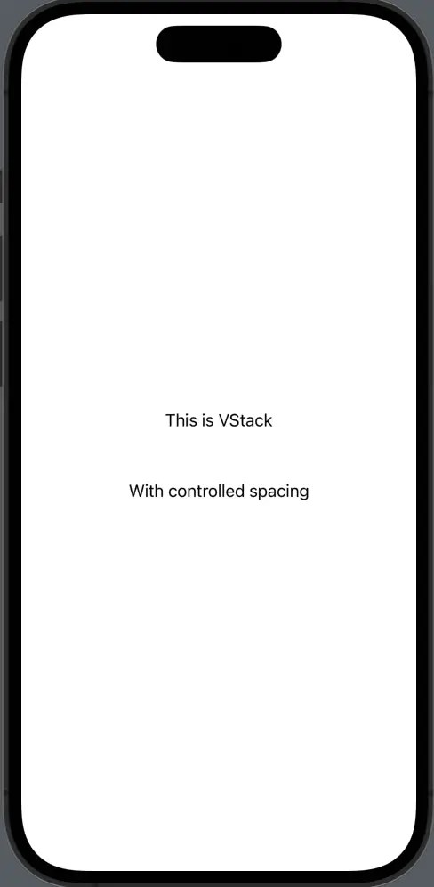 Swiftui Vstack Controlling Spacing Between Elements Coding With Rashid