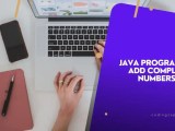 How To Add Two Complex Numbers In Java Using Oop