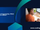 Java Vs Python Programming Which One Is Better