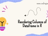 Reordering Columns Of Dataframe In R Codingzap