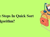 Quick Sort In Python Algorithm Working Code Time Space Complexity