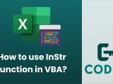 How To Use Instr Function In Vba Codky