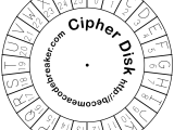 Coffeeghost Blog Archive Cipher Disk Cutout