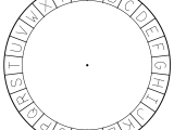 Coffeeghost Blog Archive Cipher Disk Cutout