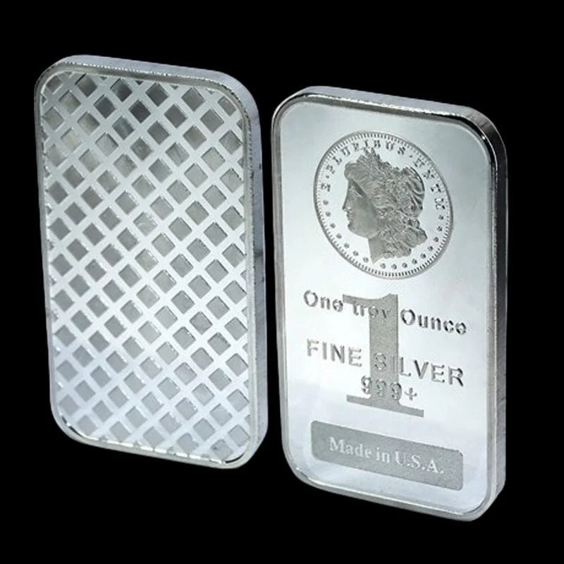 5 Pcs 1 Oz Silver Bar Morgan Bullions Coinusmint