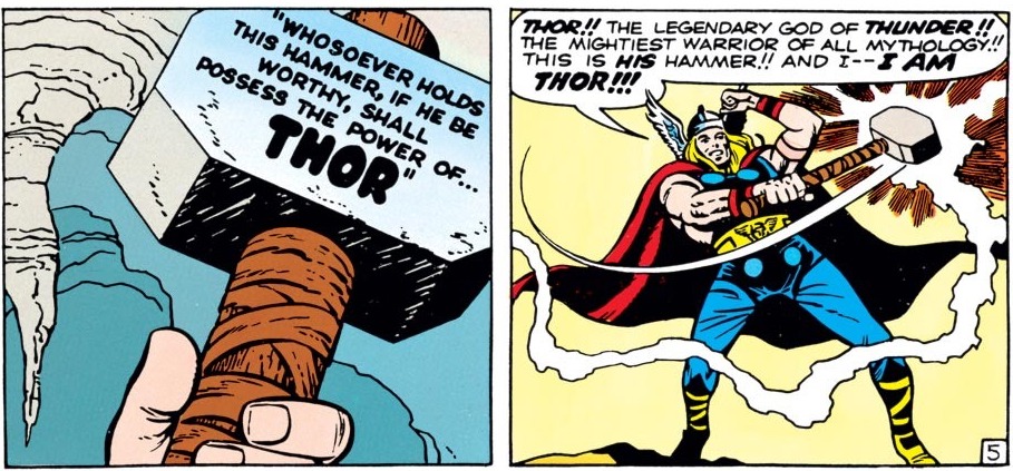 Is Odin's spell actually engraved on Mjolnir? : r/Marvel