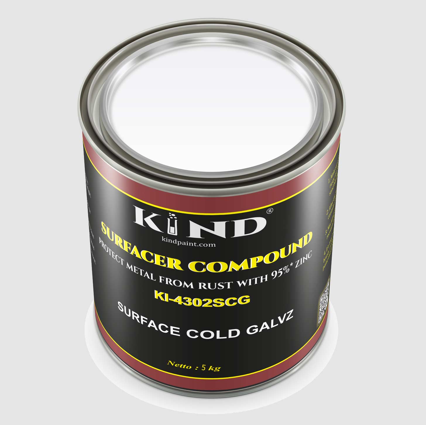 KIND Cold Galvanize - Repairing Hot Dip Material