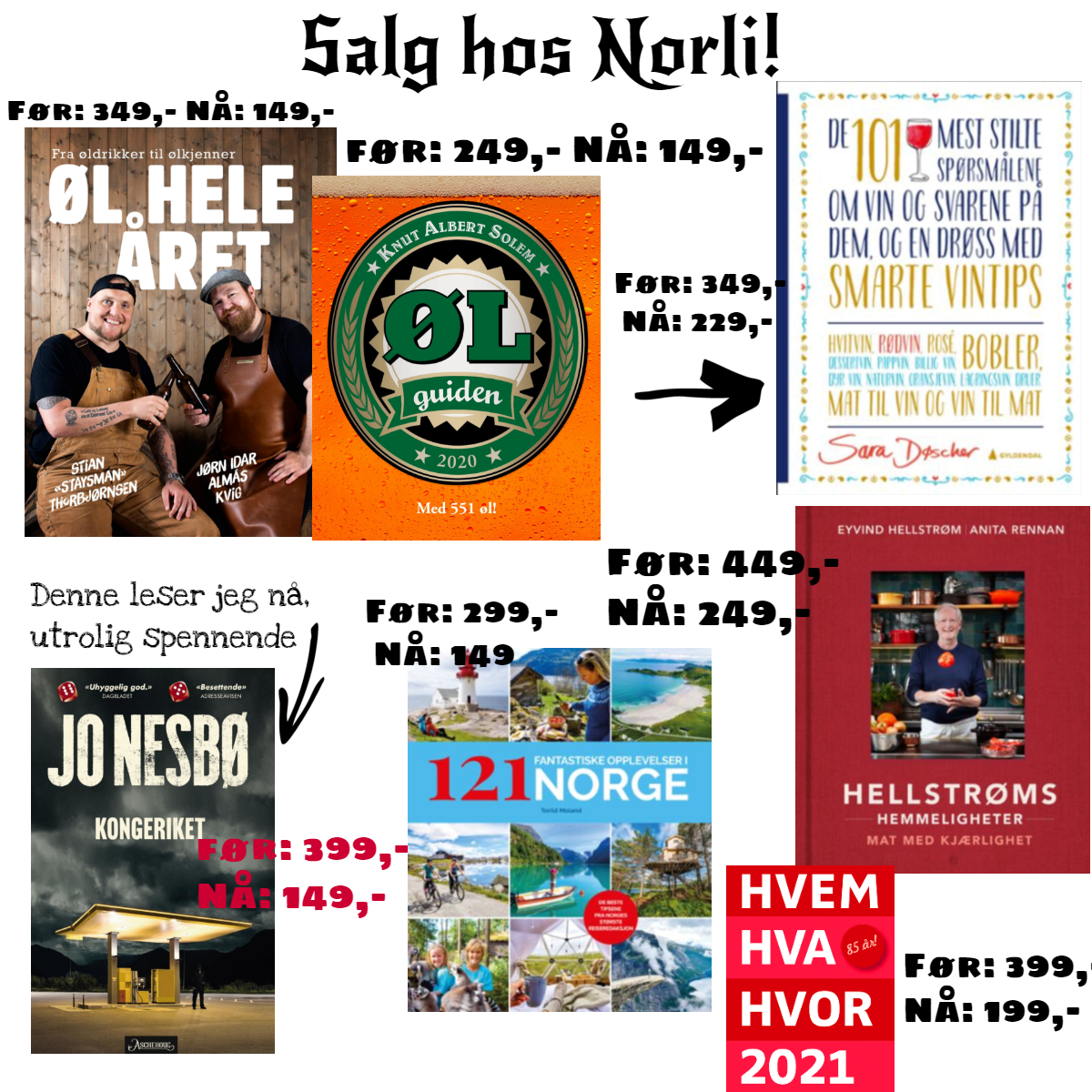 Maisalg hos Norli – Vinhøna