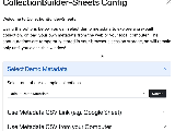 Sheets Walkthrough Collectionbuilder Documentation