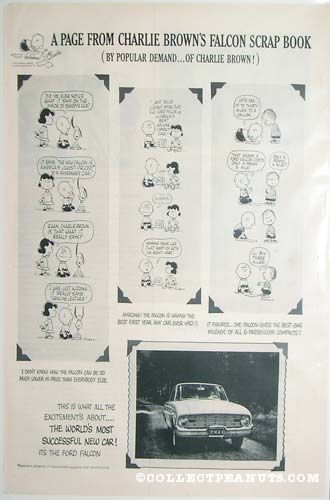 Peanuts Ford Falcon Promos | CollectPeanuts.com