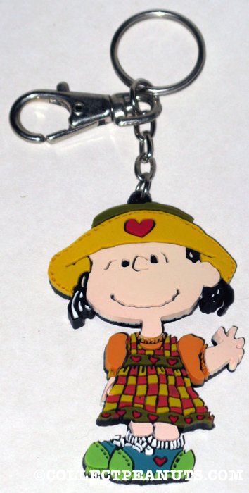 Peanuts Flat, Figural. Rubber Keychains | CollectPeanuts.com