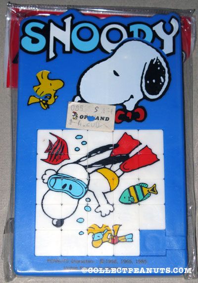 Peanuts Sliding Picture Puzzles | CollectPeanuts.com