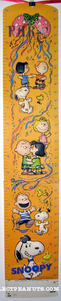 Peanuts Growth Charts | CollectPeanuts.com