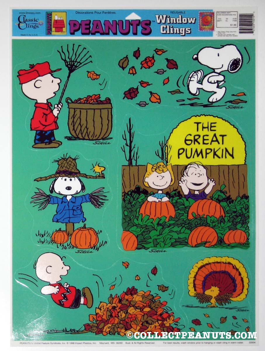Peanuts Classic Clings | CollectPeanuts.com
