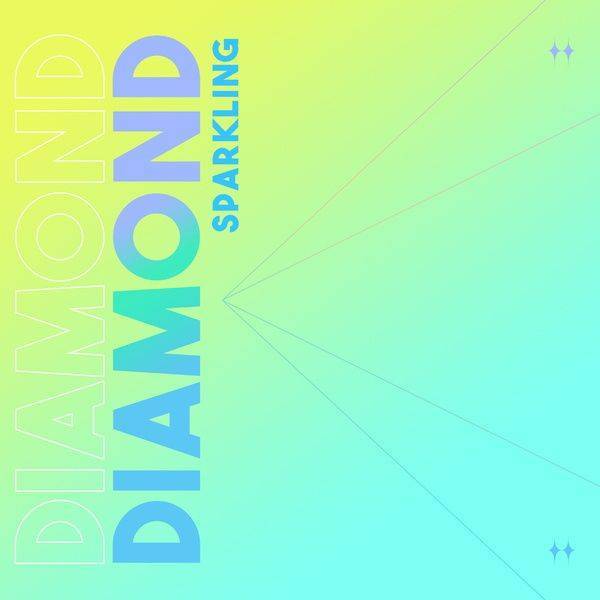 diamond sparkling color coded