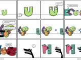 Alphabet Lore Comic Studio Free Power Point Template Ppt Template