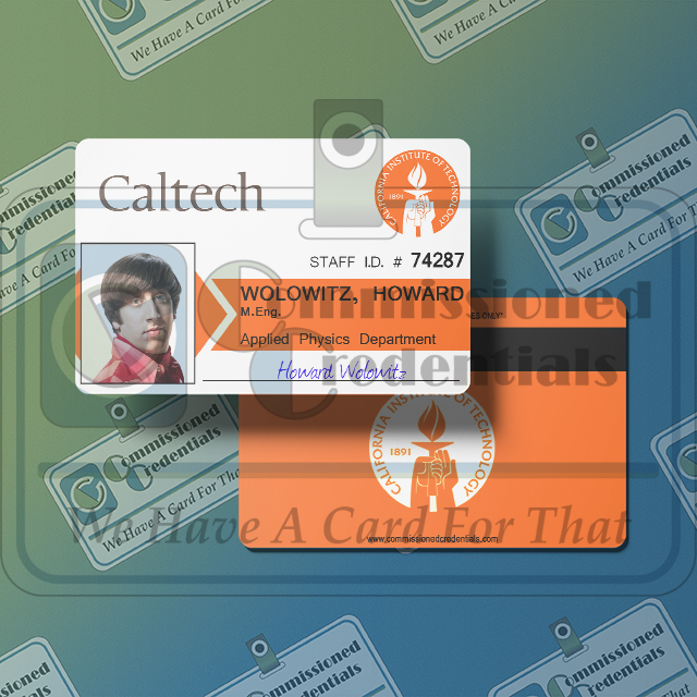 Caltech ID – Commissioned Credentials