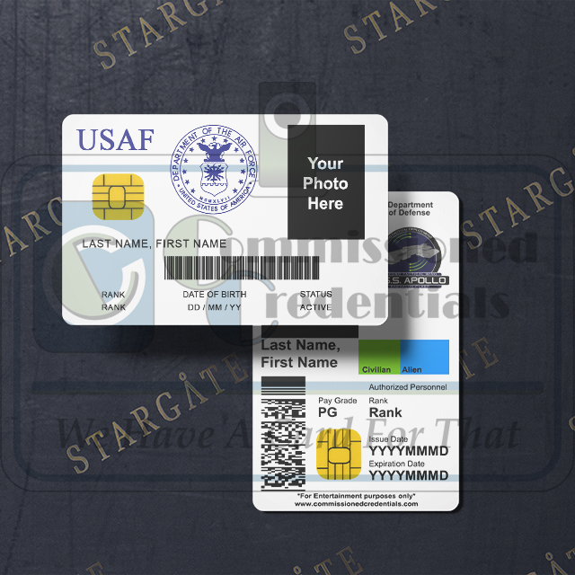 Custom USS Apollo ID – Commissioned Credentials