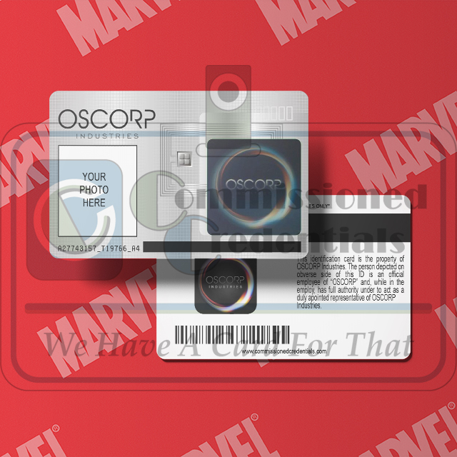 Custom OSCORP ID – Commissioned Credentials