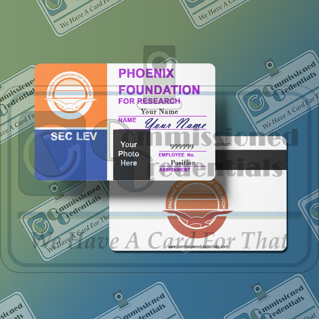 Custom Phoenix Foundation ID – Commissioned Credentials