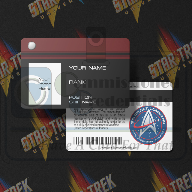 Custom Picard ID – Commissioned Credentials