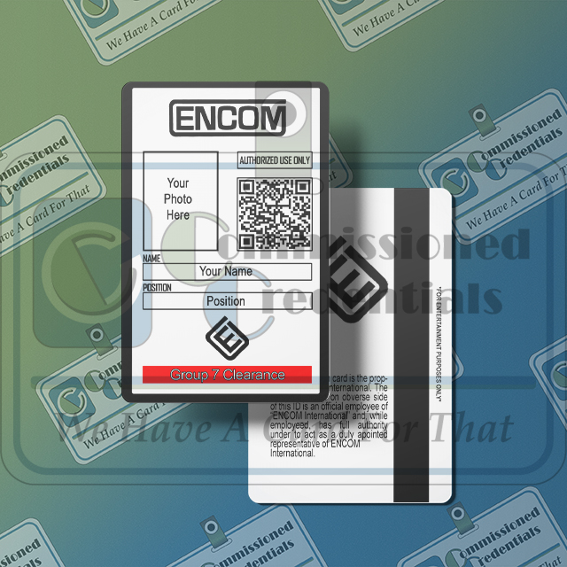 Custom Encom ID – Commissioned Credentials