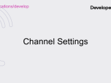 Channel Settings Push Notifications Push Documentation