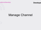 Manage Channel Push Notification Push Documentation