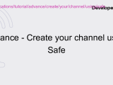 Create Channel Using Safe Tutorial Push Notifications Push