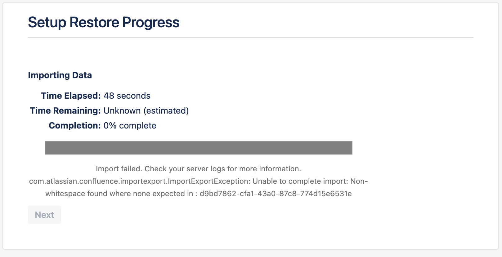 How To Import A Big Confluence Cloud Backup Into A