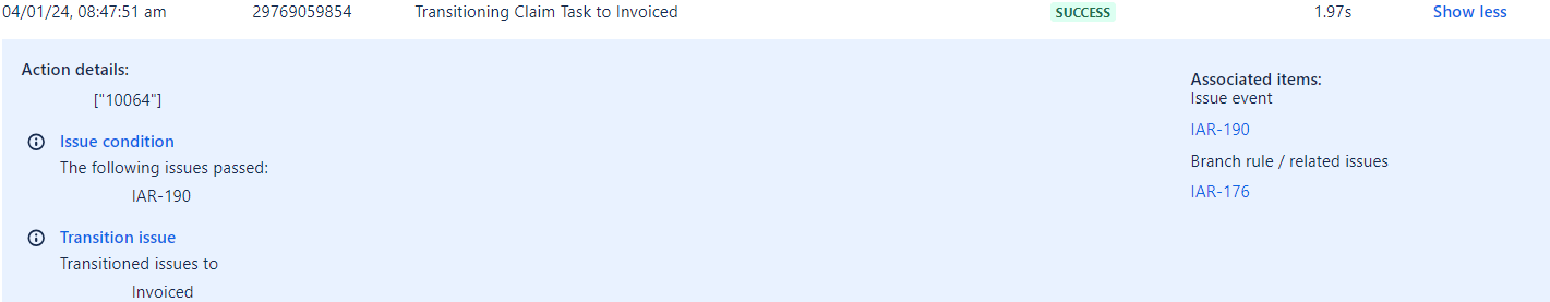 Solved Automation Help Transition Linked Issue