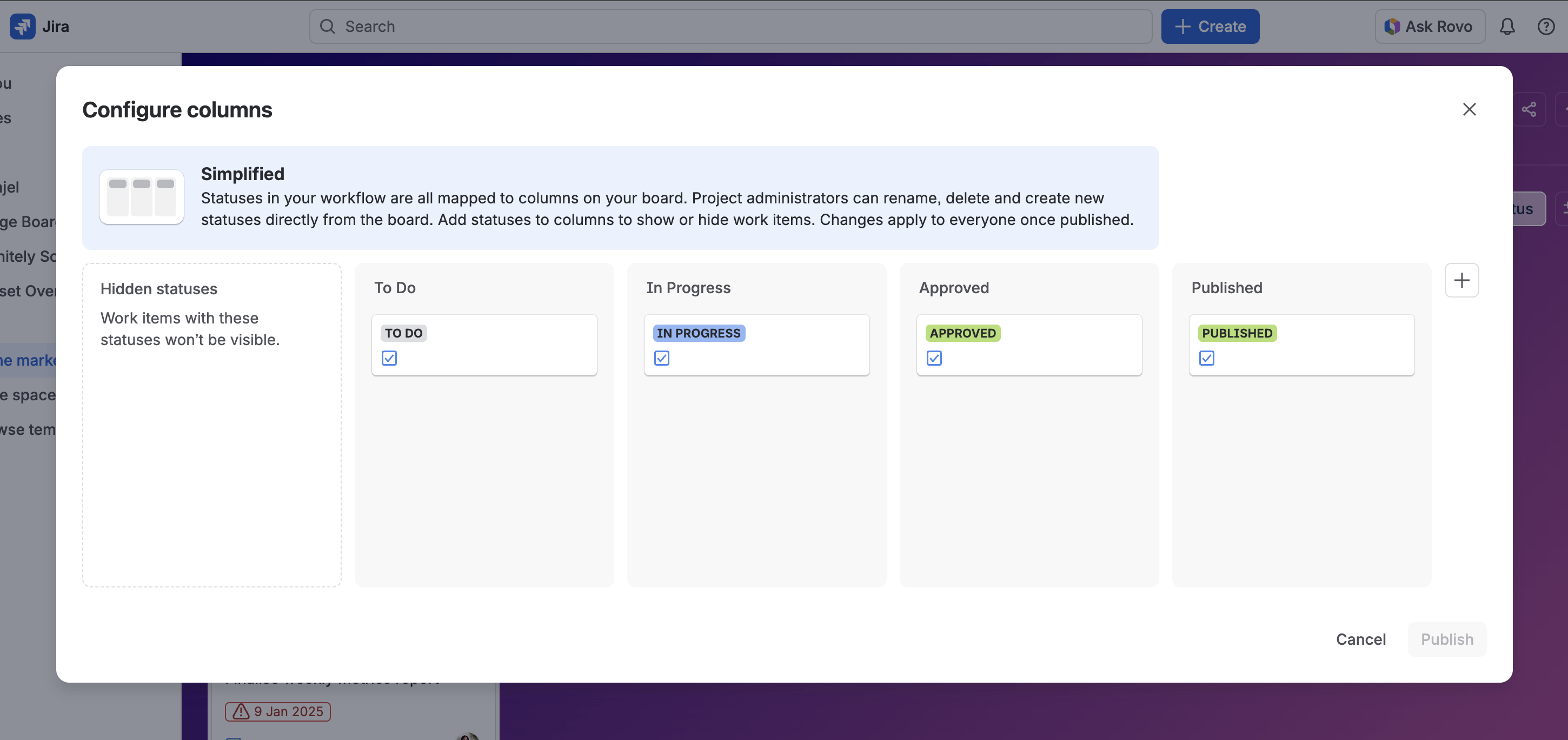 Simplifying Jira Business Boards