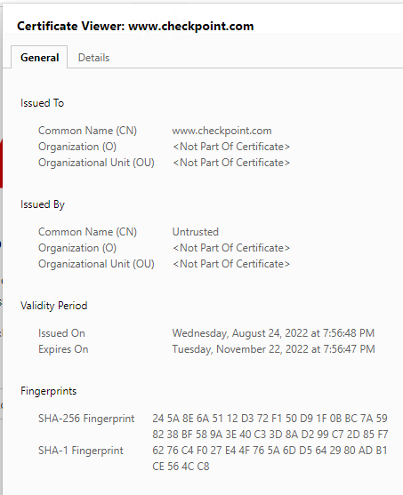 Solved Https Inspection Issue Check Point Checkmates