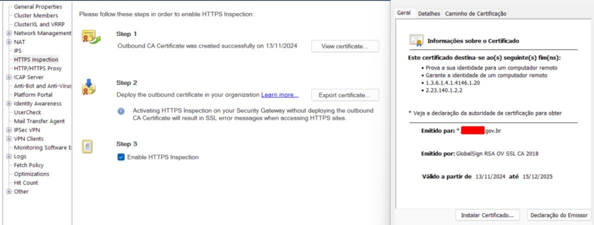Solved Https Inspection Valid Ca For Inspection Check Point Checkmates